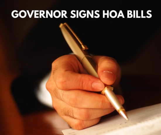 Governor Signs HOA Bills - Altitude Community Law